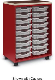 KI: Ruckus® Storage Tall 2-Clolumn Unit, Open w/ Laminate Top and (18 ...