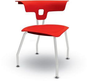 KI: Ruckus® Four-Leg Chair with Casters | RK2100H18NB NFR CHC