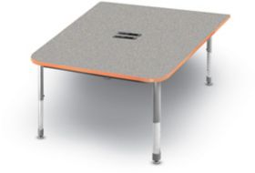 Tapered Interchange® Multimedia Table w/ Power - SATT-BP | K-Log