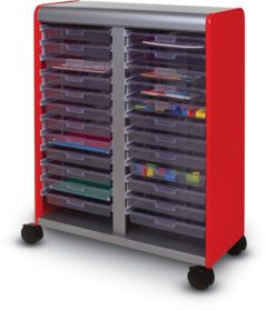 Smith System: Cascade® Mega-Tower w/ Twenty-Four 3" EW Totes - Casters | C