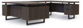 Safco: Mirella™ U-Shaped Configuration Desk, BBB/BF - 72"Wx36"D w/ 42 ...