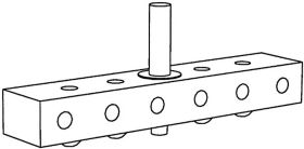 Grounding Bar for TechWorks® Workbench w/ ESD Top - TCH-GDBR | K-Log