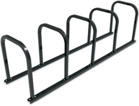 Inverted Square U-Shaped Bike Rack - Five 18"D Loops with Surface Mount ...