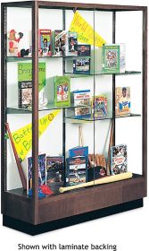 48"W Heritage Display Case w/ Mirror Back - WD-WM | K-Log
