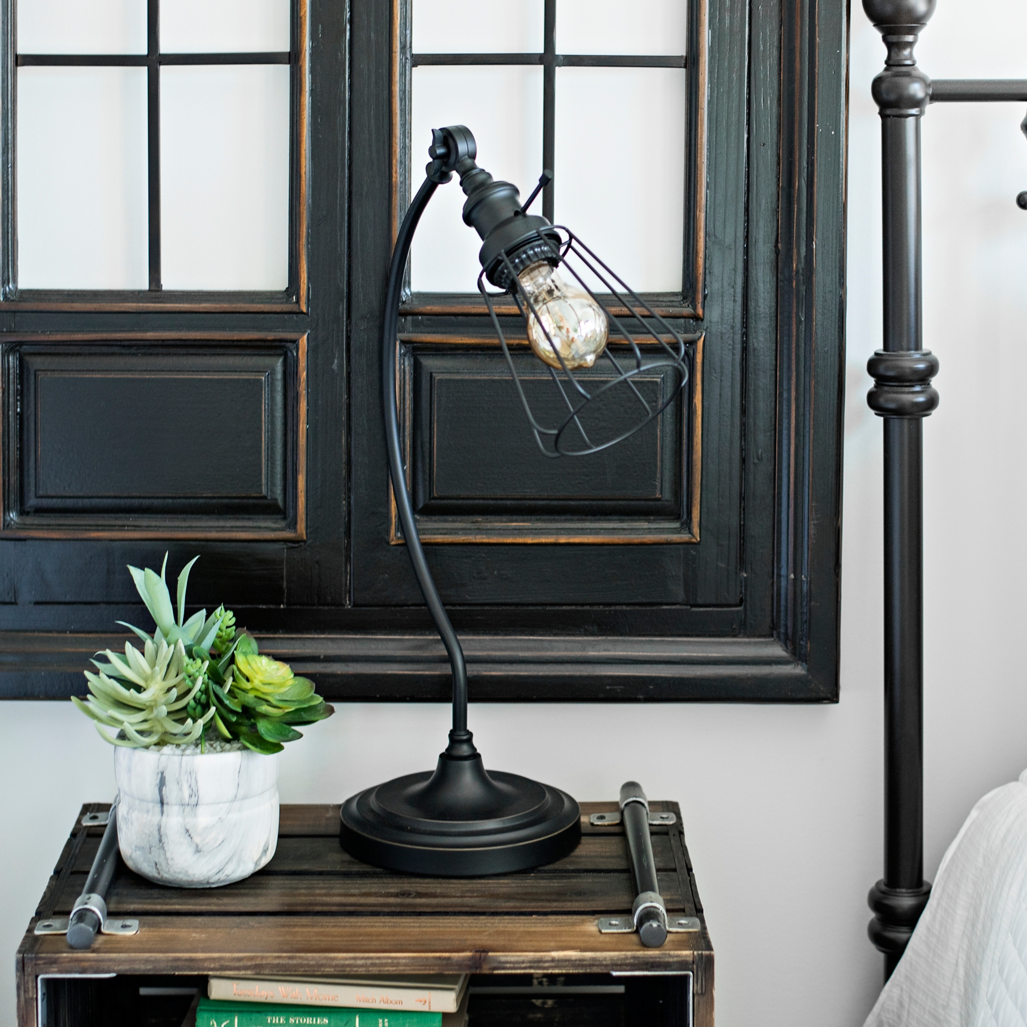 Lyon Adjustable Edison Table Lamp | Kirklands