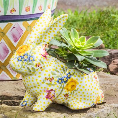 MacKenzie-Childs | Rabbit Planter - Dot