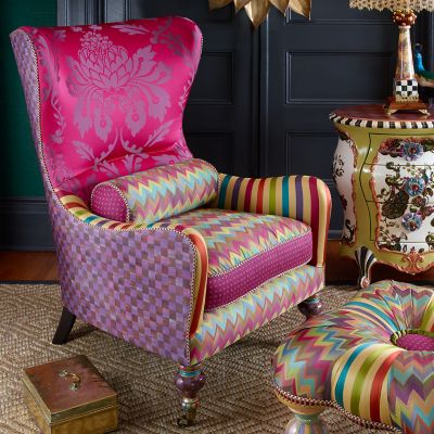 MacKenzie-Childs | Kaleidoscope Wing Chair