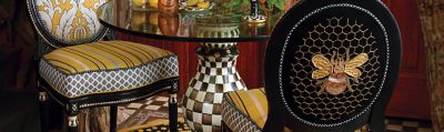 MacKenzie-Childs | Queen Bee Side Chair