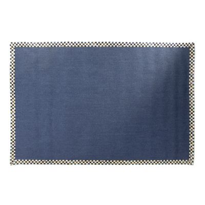 MacKenzie-Childs | Courtly Check Blue Sisal Rug - 6' x 9'