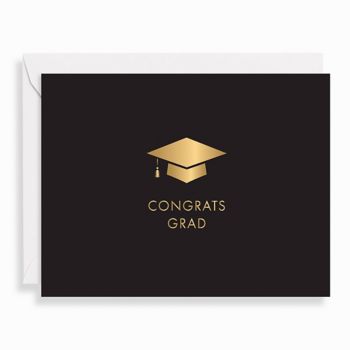 Minimalist Grad Cap Graduation Card | Paper Source