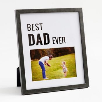 Best Dad Ever Matte Frame | Paper Source