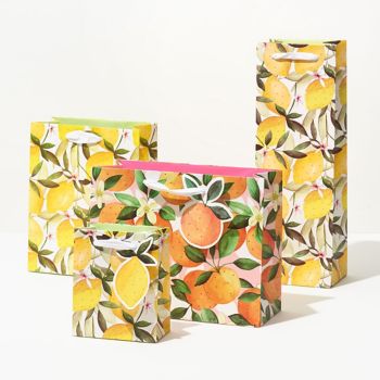 Lemon & Orange Vines Gift Bags | Paper Source
