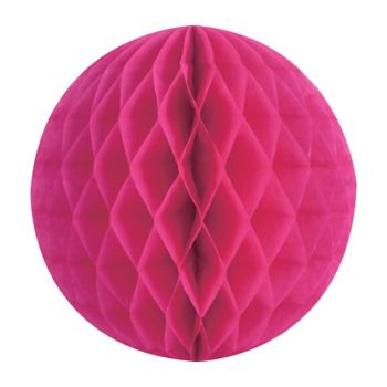 Fuchsia Medium Paper Honeycomb Sphere | Paper Source