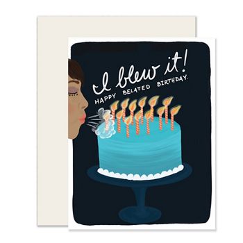 Happy Belated Birthday Printable Cards
