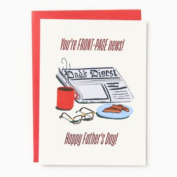 Front Page News Father's Day Card | Paper Source