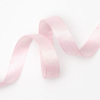 10mm Light Pink Double Sided Satin Ribbon 123 50m Roll New Directions ...