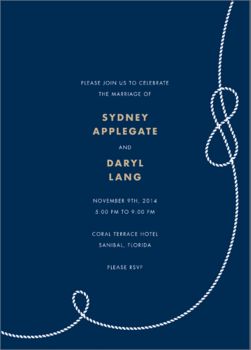 Nautical Invitation Background Sea Wedding Invitation Stock