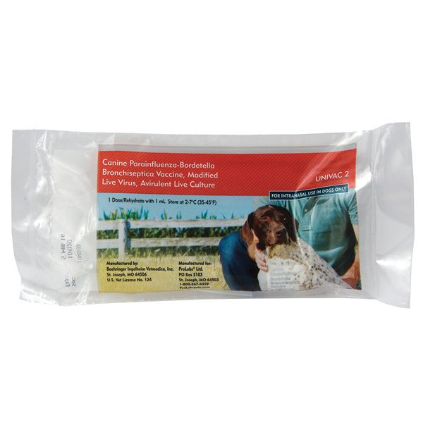 Univac 2 Intranasal Canine Vaccine Single Dose - StateLineTack.com