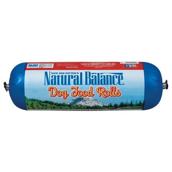 Natural Balance Roll Food Beef 1lb - StateLineTack.com