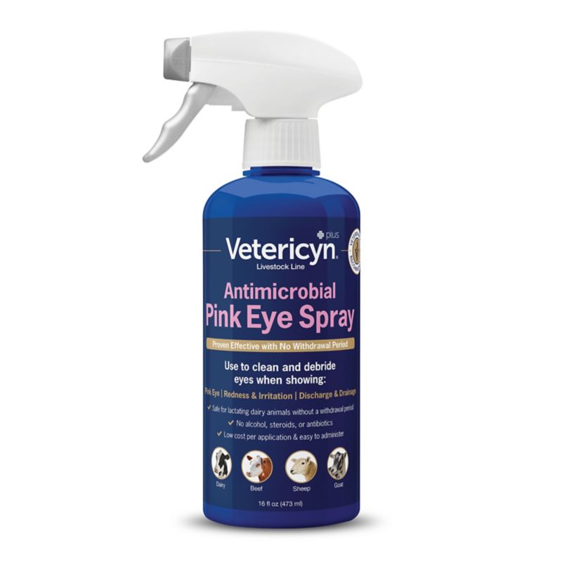 Vetericyn Plus Pink Eye Spray - 16 ounce - StateLineTack.com