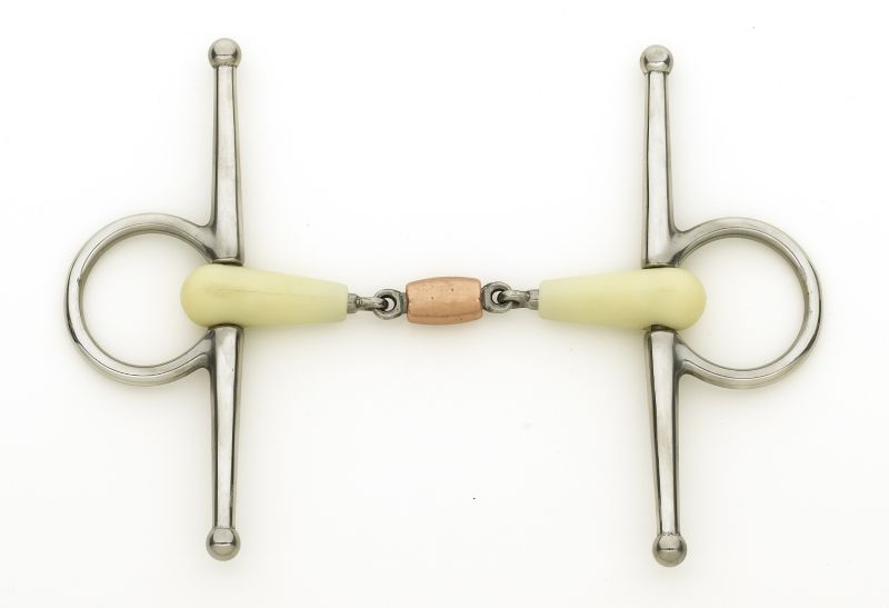 Happy Mouth Copper Roller Full Cheek Bit - StateLineTack.com