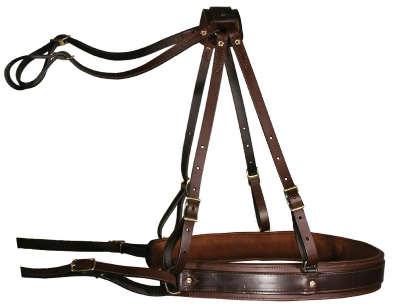 Tucker Padded Breeching w/Chrome Hardware - StateLineTack.com