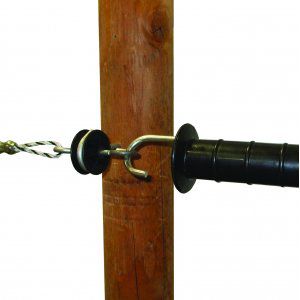 Powerfields Insulated Wood Post Gate Anchor - StateLineTack.com