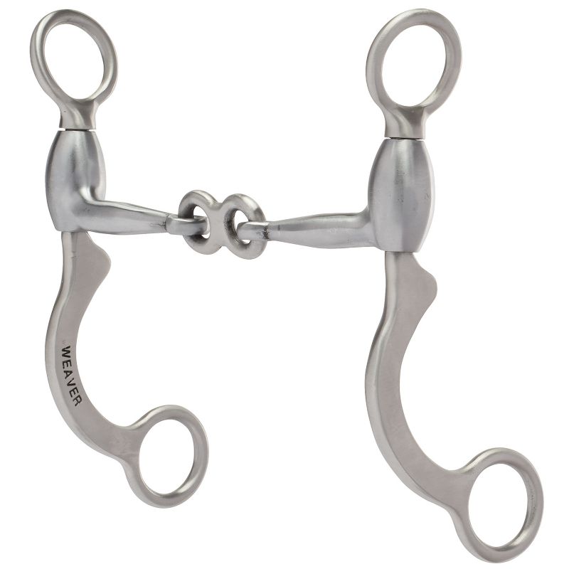 Weaver Stainless Steel S-Shank Dog Bone Bit - StateLineTack.com