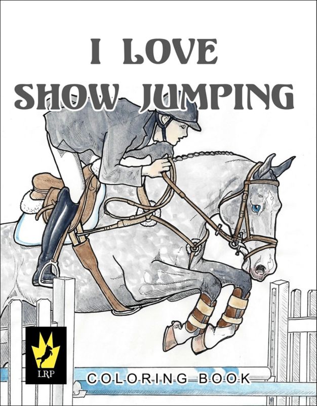 Show Jumping Coloring Pages
