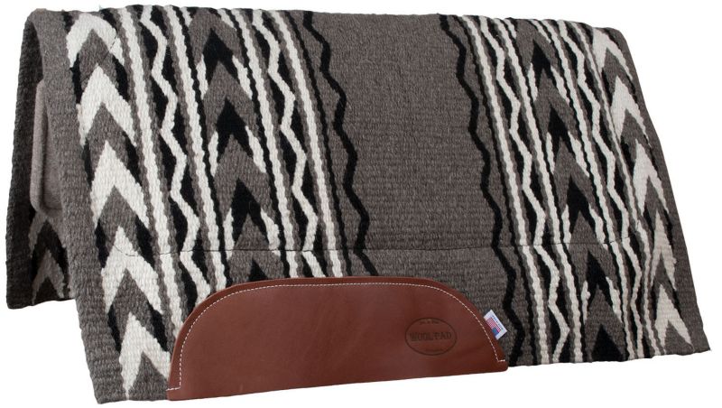 Mustang Arrowhead Tan Wool Bottom Pad - StateLineTack.com - WarehouseOutlet
