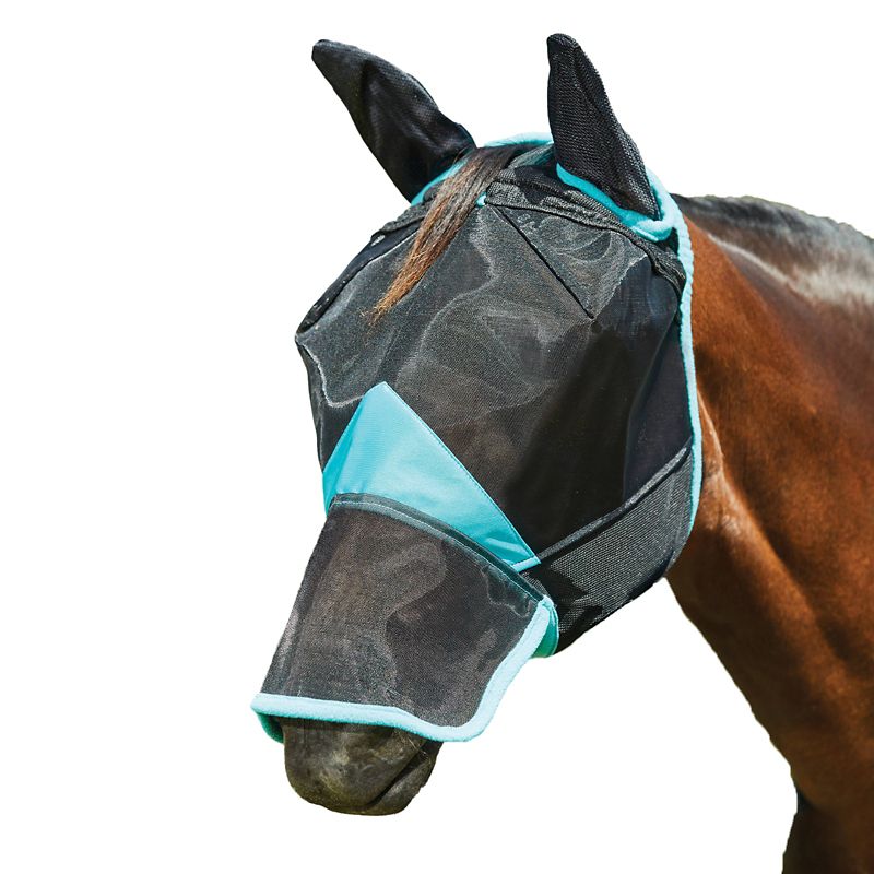 WB Deluxe Fine Mesh Fly Mask Ears Nose - StateLineTack.com - StableSteals