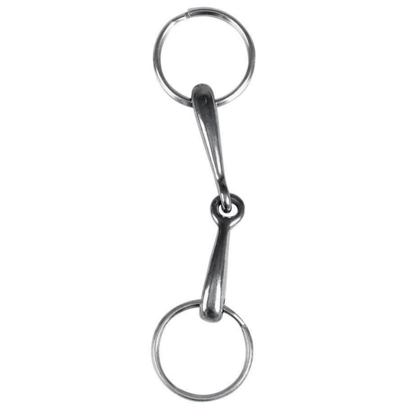 Snaffle Bit Keychain Silver - StateLineTack.com