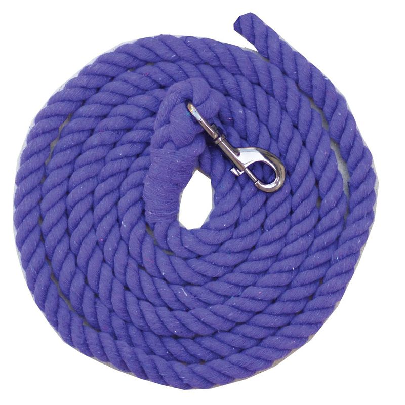 Kensington 10ft Cotton Solid Lead Rope - StateLineTack.com ...