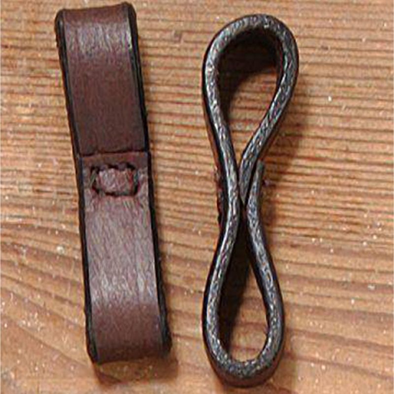 Equiroyal Leather Bit Loops Brown - StateLineTack.com - StableSteals