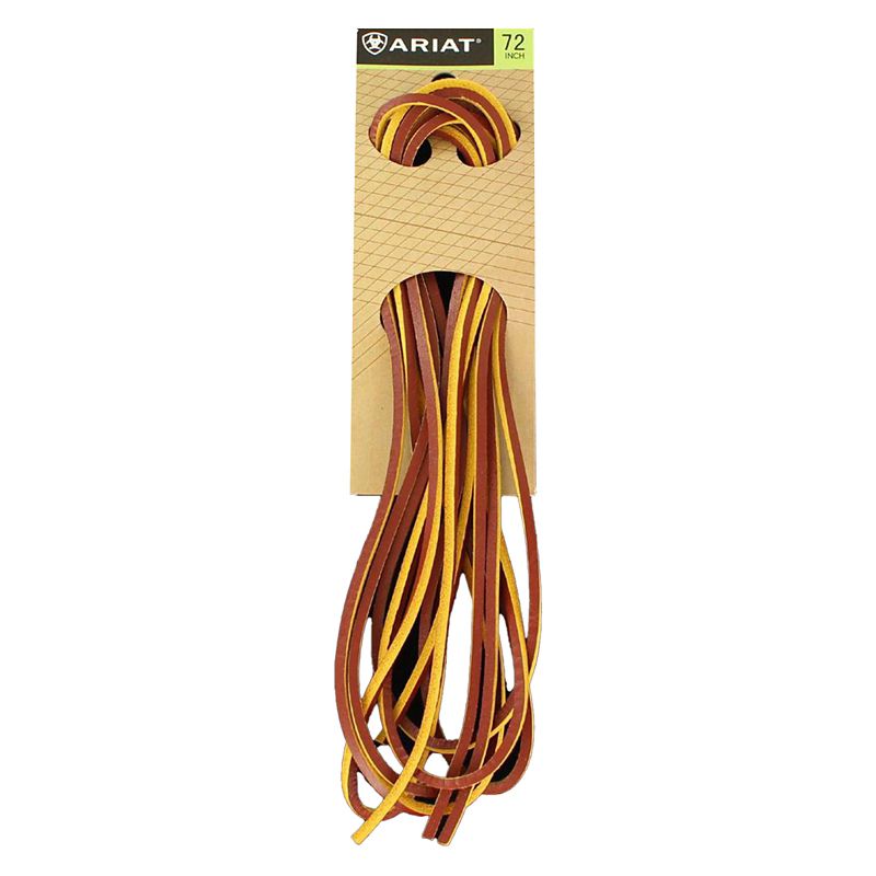 Ariat Leather Boot Laces 72 Tan - StateLineTack.com