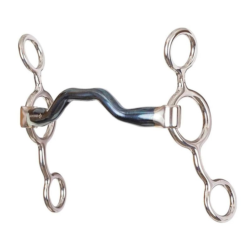 Reinsman Diamond R Jr Cowhorse Solid Low Port Bit - StateLineTack.com