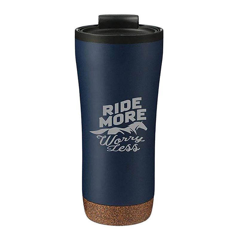 Kelley Ride More Worry Less Tumbler 16 oz Navy/Gre - StateLineTack.com ...