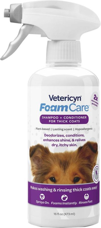 Vetericyn Foamcare Pet Shampoo Hi D 16 Oz. - StateLineTack.com ...