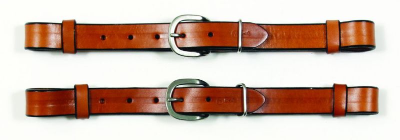 Circle Y Breast Collar Tugs 1 Brown - StateLineTack.com
