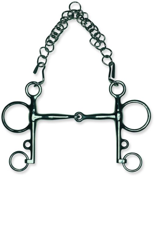 Metalab Jointed 13 Mm Pelham With Curb Chain - StateLineTack.com