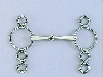 Centaur Stainless Steel Thin Mouth Jumping Bit - StateLineTack.com