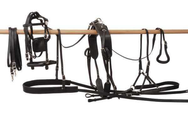 Tracker Leather Pony Harness Large - StateLineTack.com