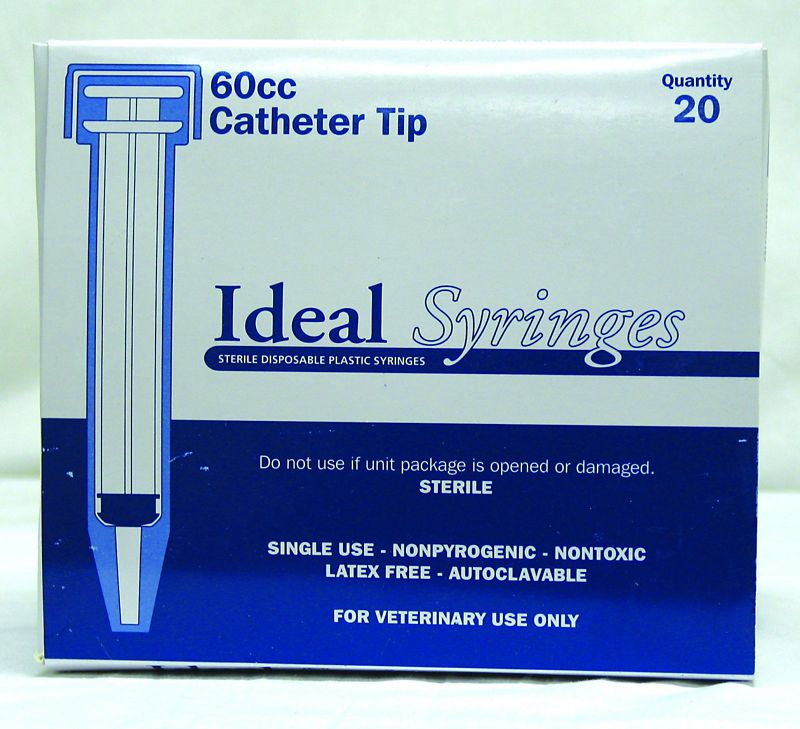Cath Tip Syringe 60 cc/20 Count - StateLineTack.com