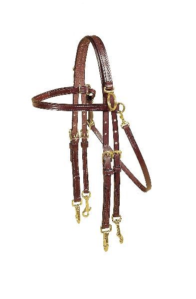 Tory Dbl Bridle Sidecheck Headstall Arab Hav - StateLineTack.com