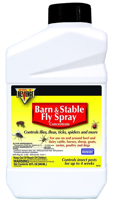 Revenge Barn And Stable Fly Spray Concentrate 32oz - StateLineTack.com