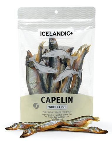 Icelandic Plus Capelin Whole Fish Dog Treat - StateLineTack.com