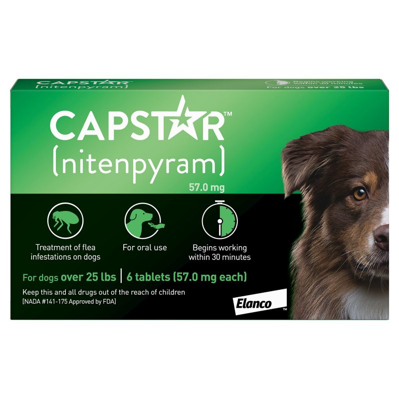 Capstar for Dogs 25lbs and Over 6 Month - StateLineTack.com