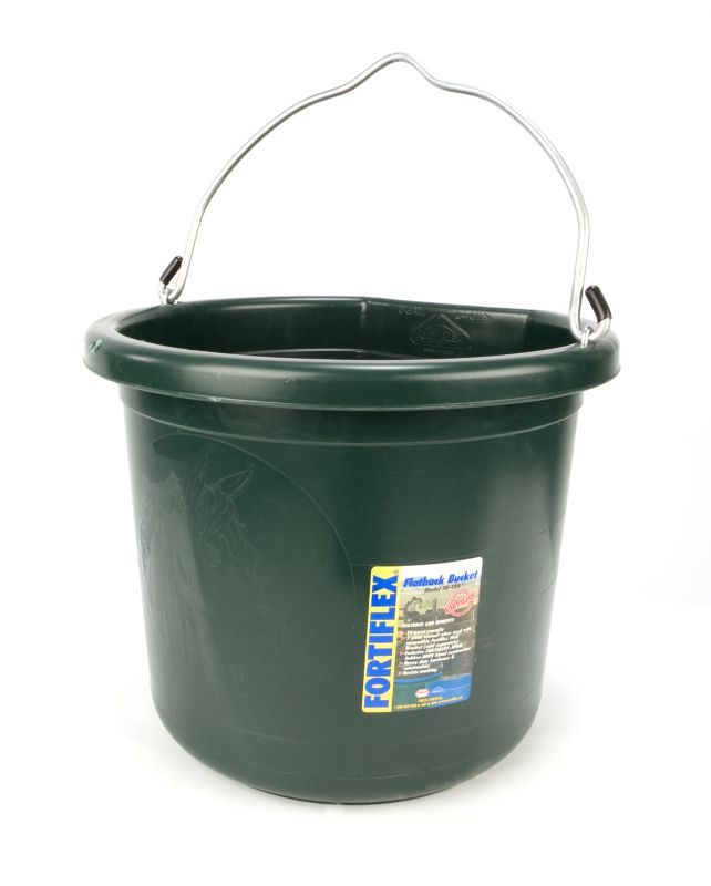 Fortiflex Flat-Back Bucket 6 Gallon - StateLineTack.com - WarehouseOutlet
