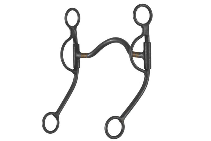 Western BS Med Arch Long Double Rein Bit - StateLineTack.com - StableSteals