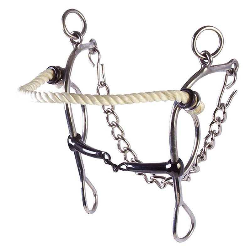 Western SS Chain Combination Hackamore - StateLineTack.com - StableSteals
